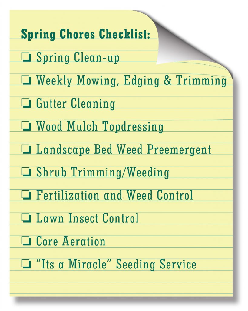 » Spring Chores Checklist – Lawn and Landscape Edition